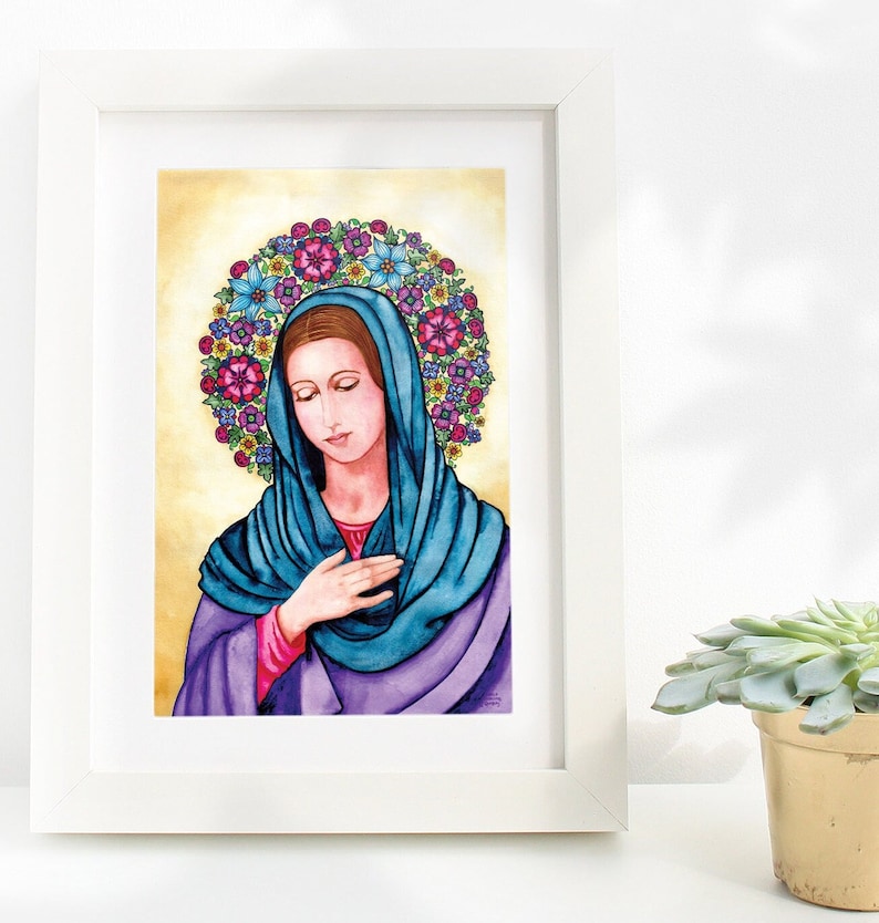 May Crowning Our Lady Blessed Virgin Mary Queen of Heaven - Etsy