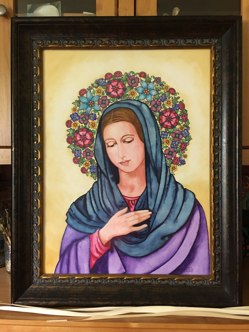 May Crowning Our Lady Blessed Virgin Mary Queen of Heaven - Etsy