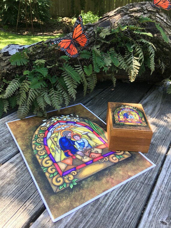 Father's Day Gift Prayer Box First Communion Baptism - Etsy