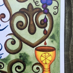 Sacrament of Marriage Hand-lettered Original Art Print, for Catholic ...