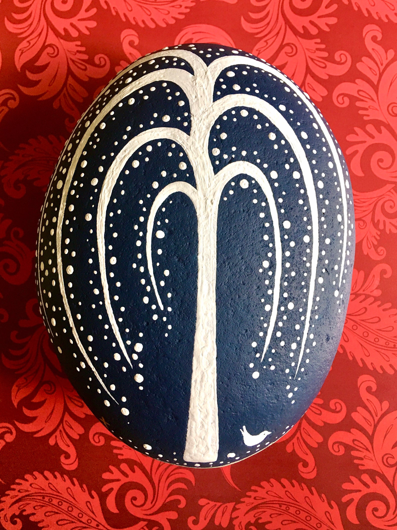 Tree of Life Willow Tree Holy Spirit Painted Rocks Prayer | Etsy