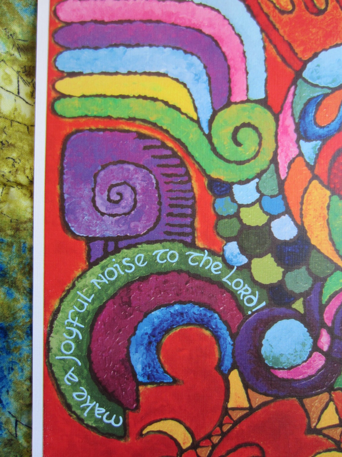 Joyful Noise Cursillo Rooster Original Art Print Christian - Etsy