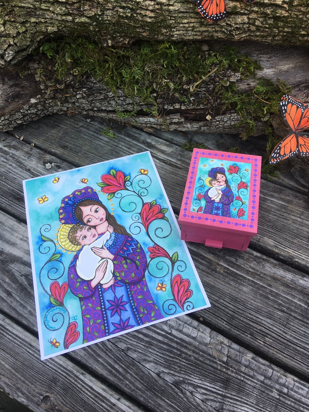 Wood Prayer Box, Confirmation Gift for Girl, Baptism Gift, FREE ...
