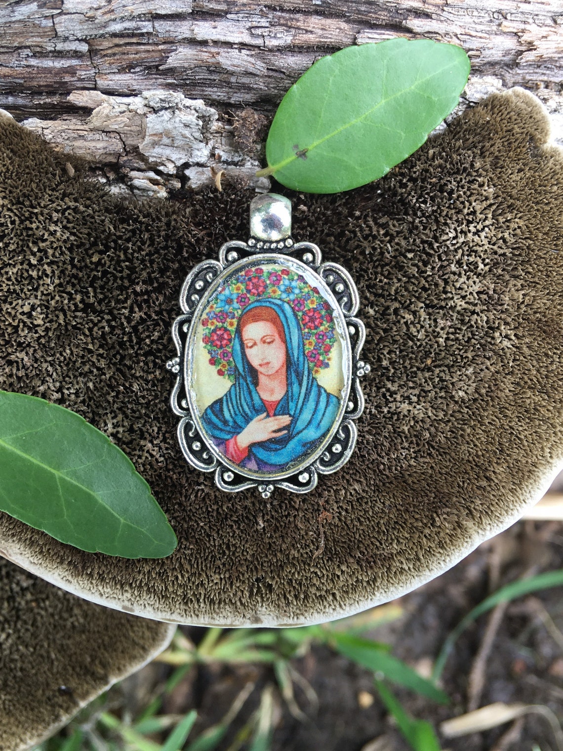 Virgin Mary Charm Our Lady Catholic Pendant First Communion - Etsy