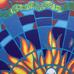 Gifts of the Holy Spirit Original Art Print Dove Mandala With Phrases ...