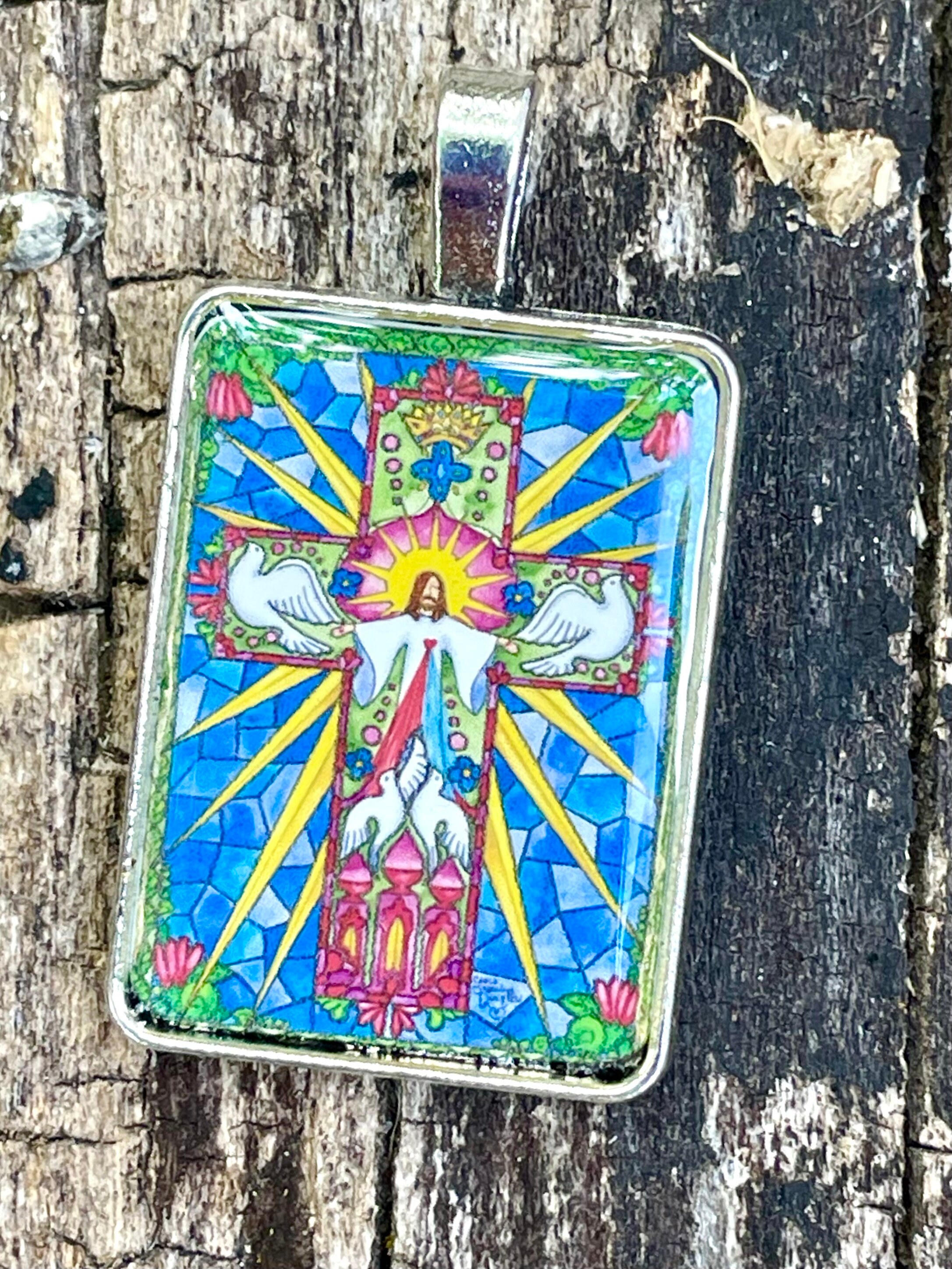 Jesus, I Trust in You Charm, Divine Mercy, Catholic Necklace, Unique ...