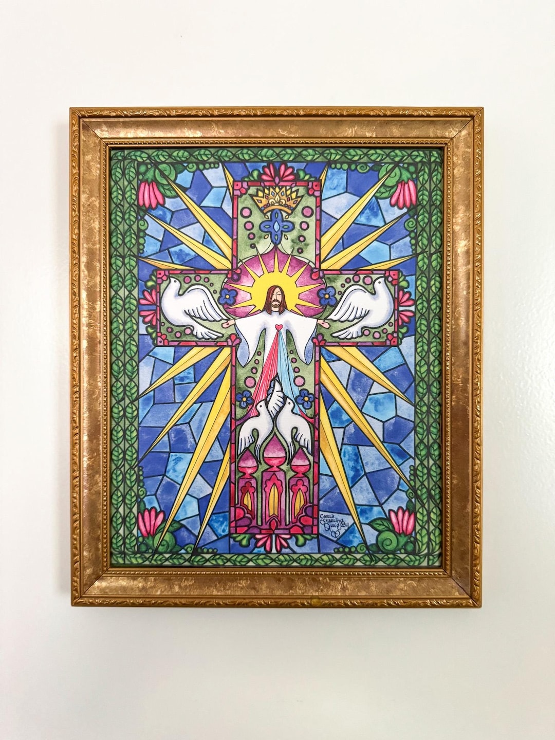 Divine Mercy Art Print, Jesus I Trust in You, Christian Wall Art ...