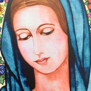 May Crowning Our Lady Blessed Virgin Mary Queen of Heaven Original Art ...