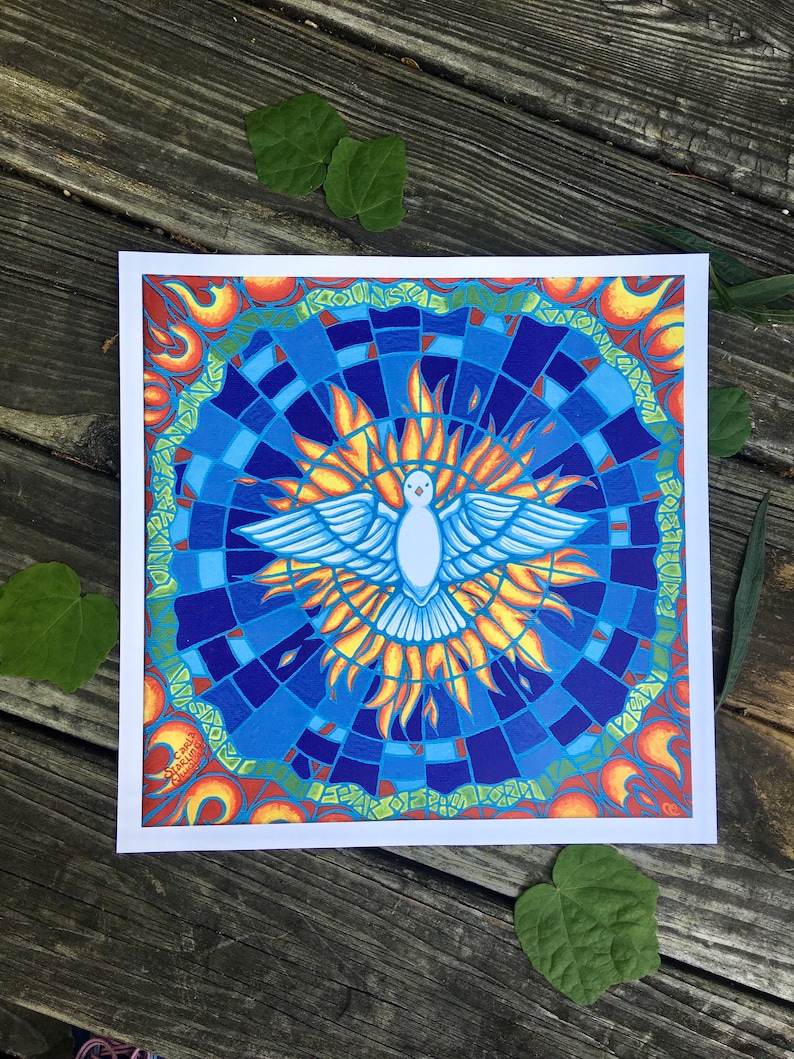 Gifts of the Holy Spirit Original Art Print Confirmation | Etsy