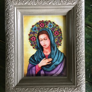 May Crowning Our Lady Blessed Virgin Mary Queen of Heaven Original Art ...