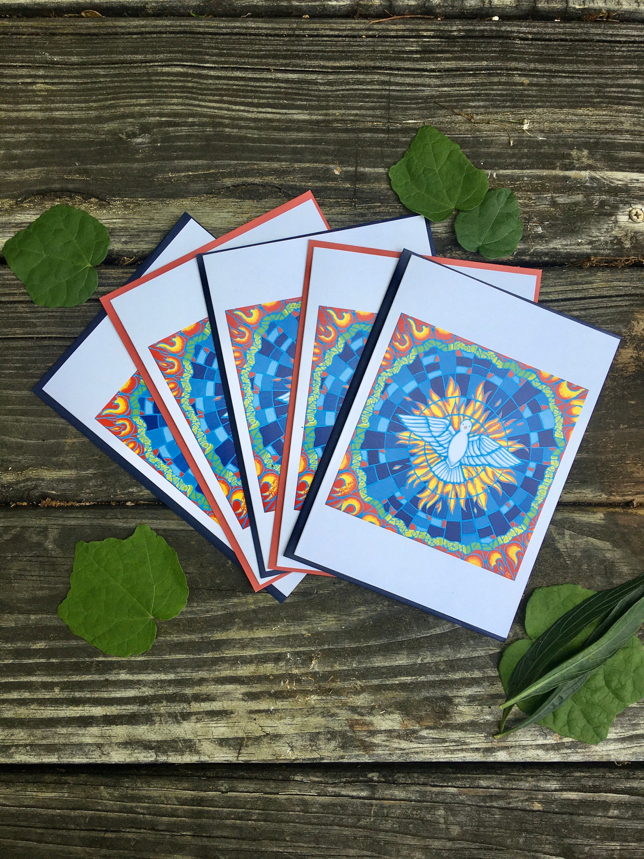 Gifts of Holy Spirit original art Christian Catholic greeting | Etsy