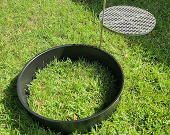 Custom Stainless Steel Fire Pit Grate and Replacement BBQ - Etsy