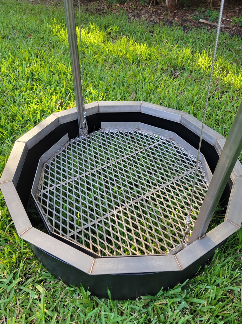 30" Inner Diameter Santa Maria Grill and Fire Pit - Etsy