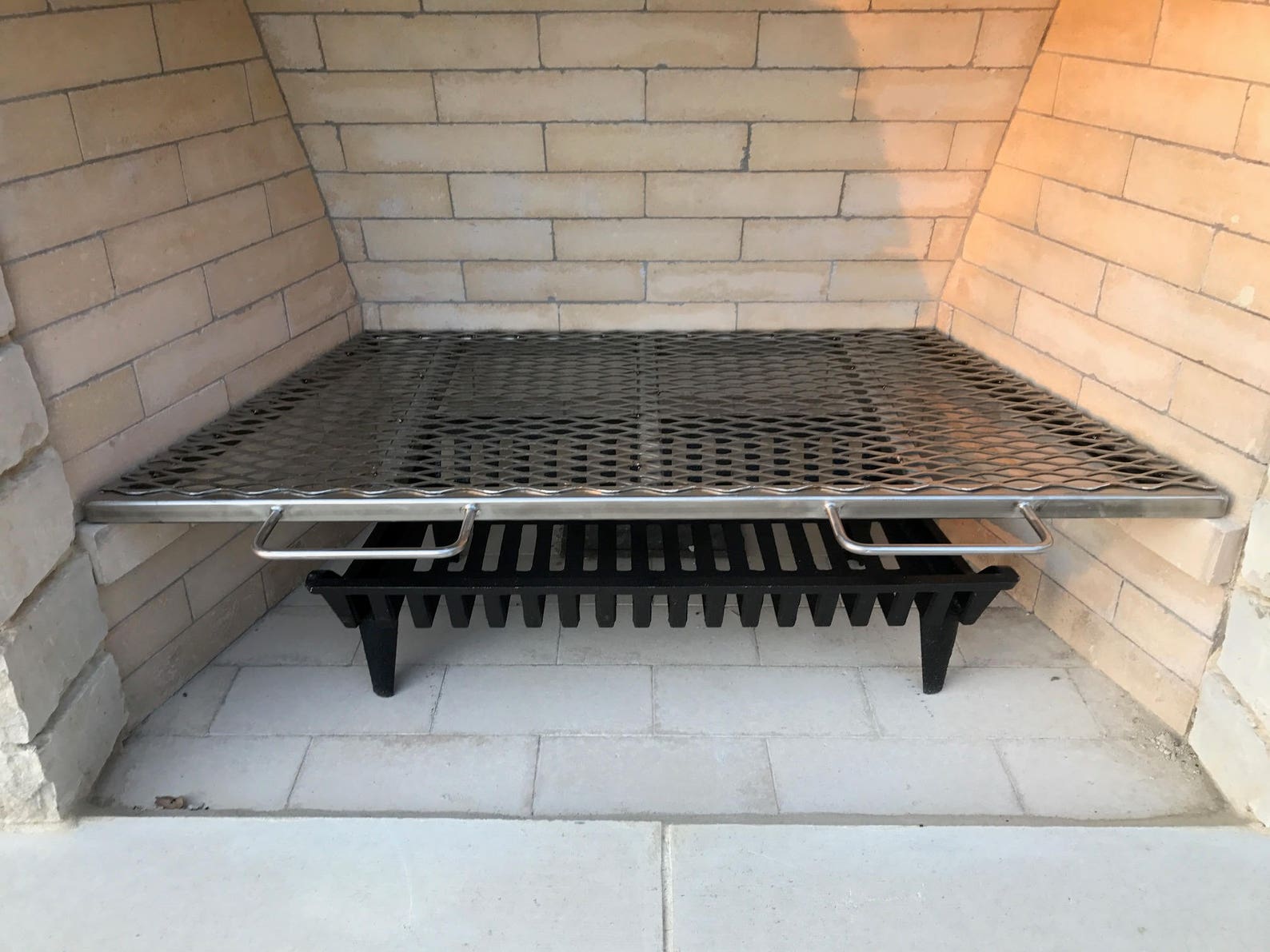 Custom Stainless Steel Fire Pit Grate And Replacement Bbq Etsy