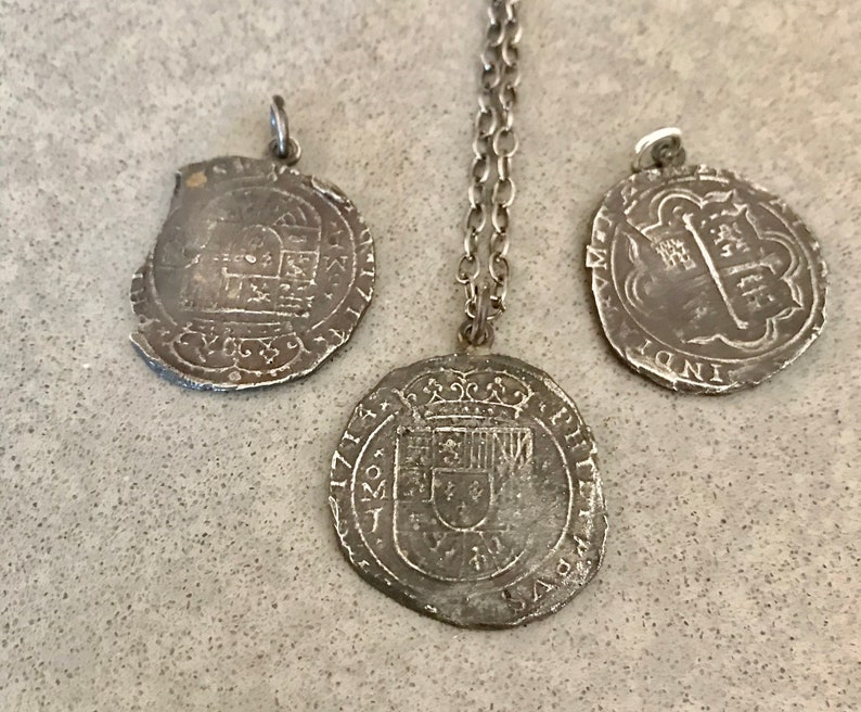 Sterling Silver Atocha Coin | Etsy