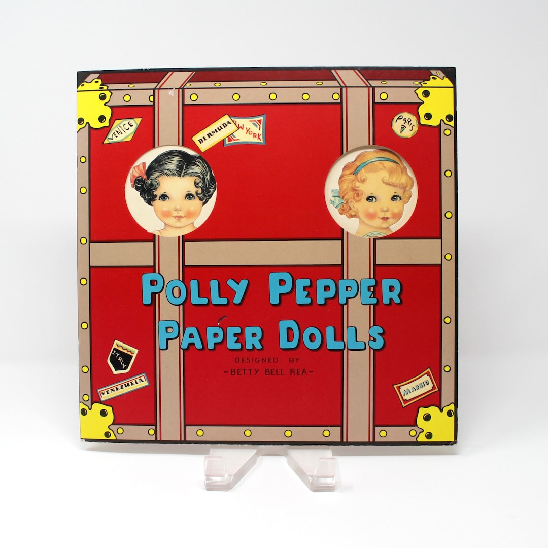 Vintage Polly Pepper Paper Dolls | 1997 B. Shackman - Etsy
