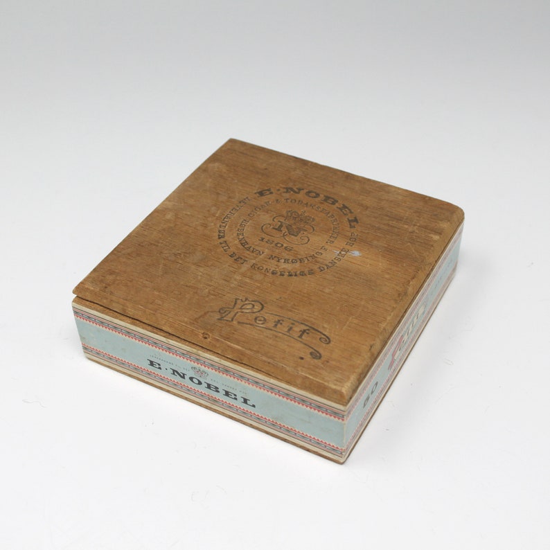 Vintage E. Nobel Petit Cigarillos Box - Etsy