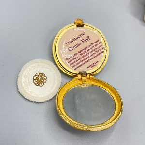 Vintage Max Factor Cameo Compact With Mirror, Powder and Puff in ...