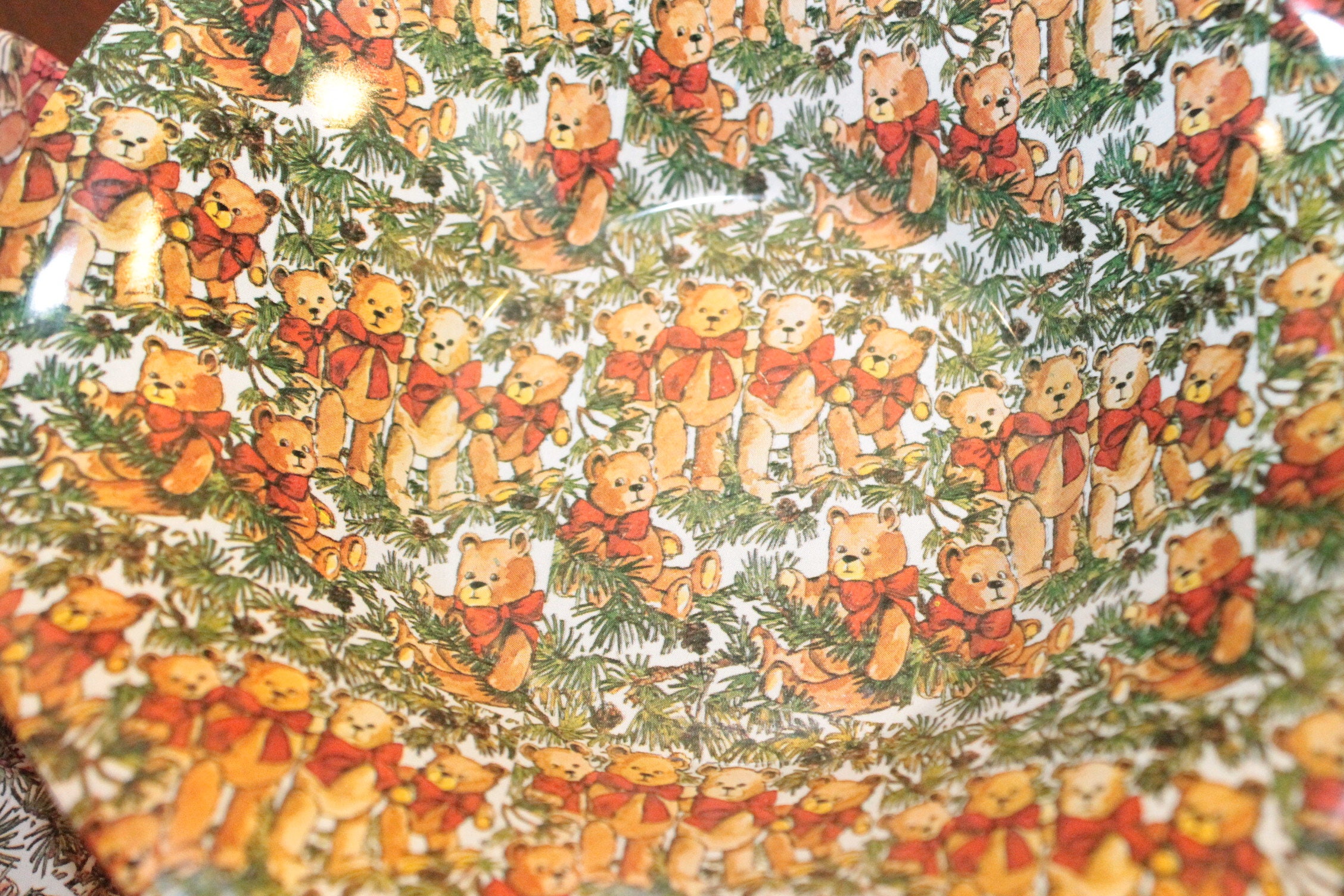 FIVE – Set of Five Metal Teddy Bear Nut Bowls – One Serving and Four ...