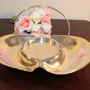 Silverplate 3-section Basket With Handle – Scottish Maker J Cameron ...