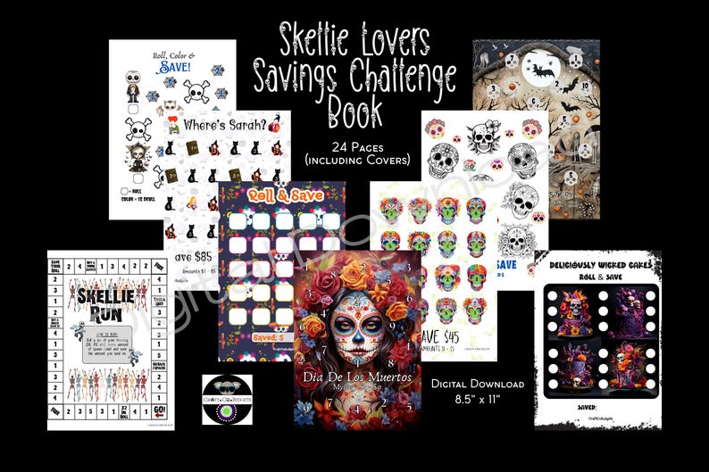 Skellie Lovers Savings Challenge Book 2.0 | Low Income | Digital ...