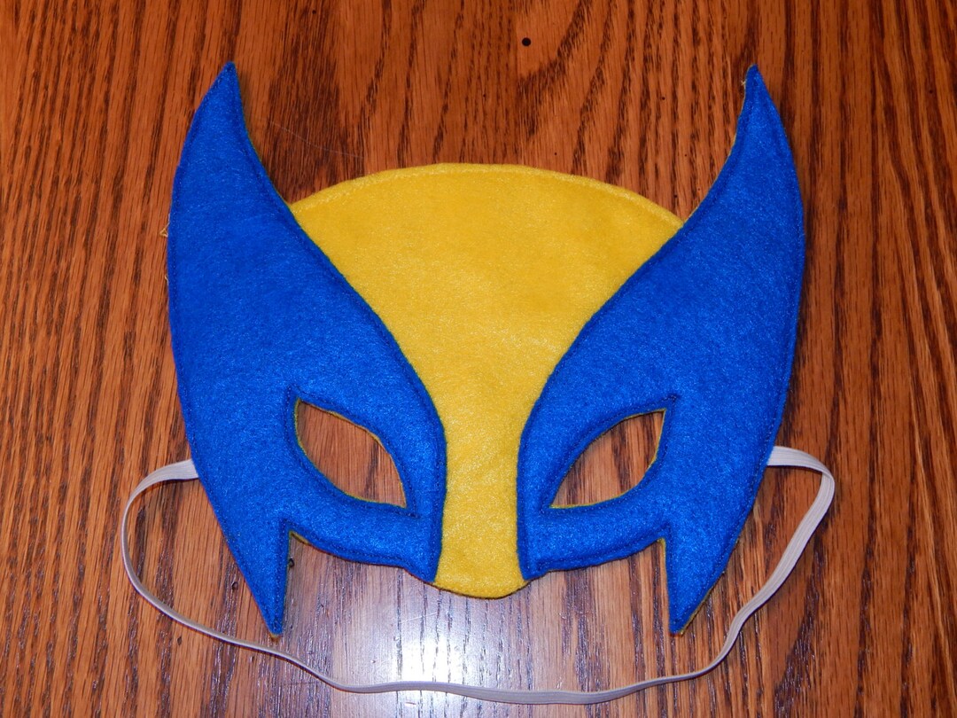 Inspired by Wolverine X-men Felt Superhero Mask Costume - Any Size ...
