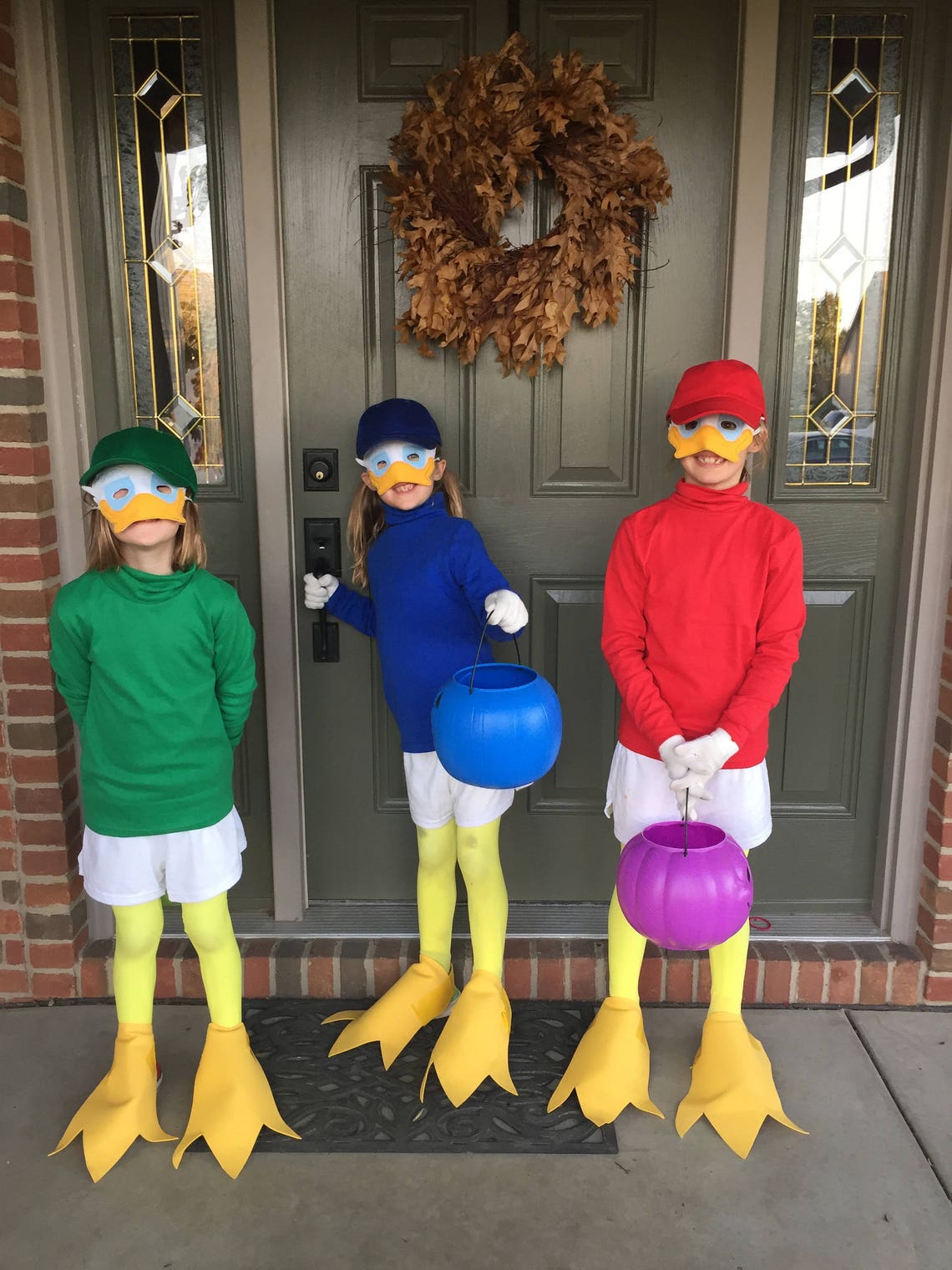 Inspired by Huey Dewey & Louie Duck Felt Mask Costume - Etsy Singapore