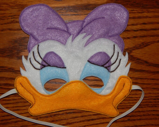 Inspired by Daisy Duck & Webbigail Felt Mask - Costume Accessory - Any ...
