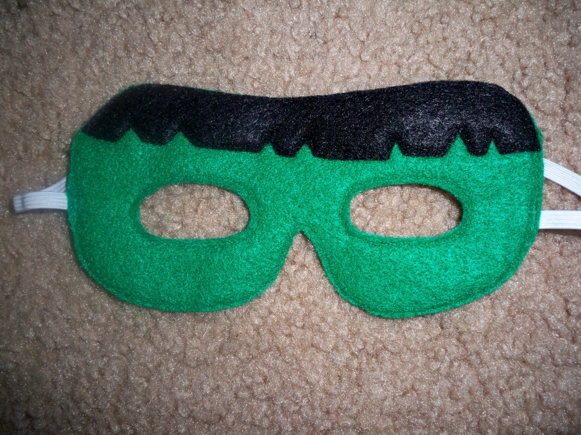 Inspired by Hulk Avengers Felt Superhero Mask Costume | Etsy