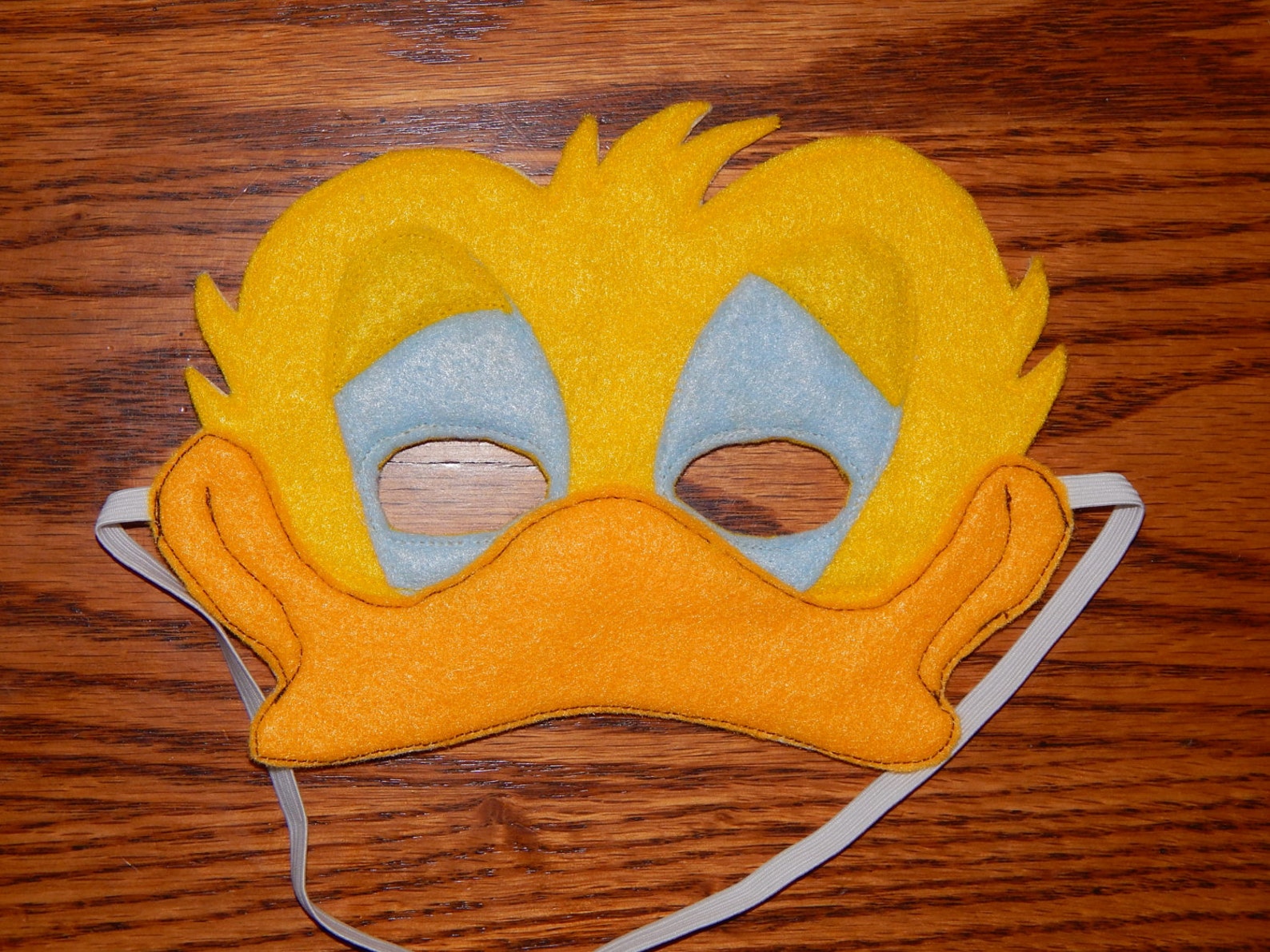 Yellow Duck or Goose Felt Mask Costume Accessory Any Size - Etsy