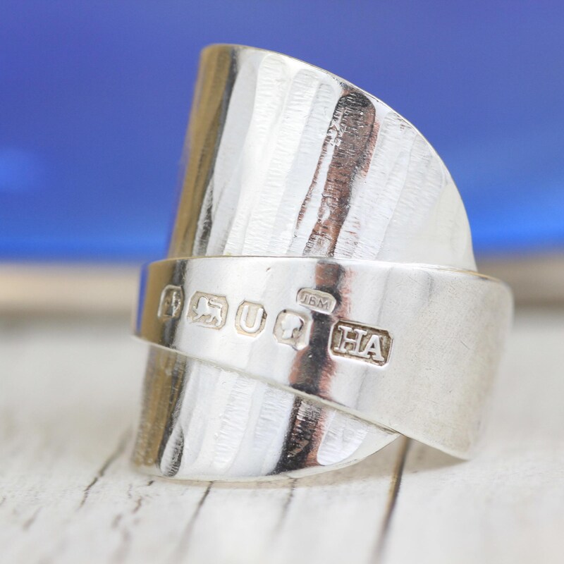 Silver Spoon Ring - Etsy
