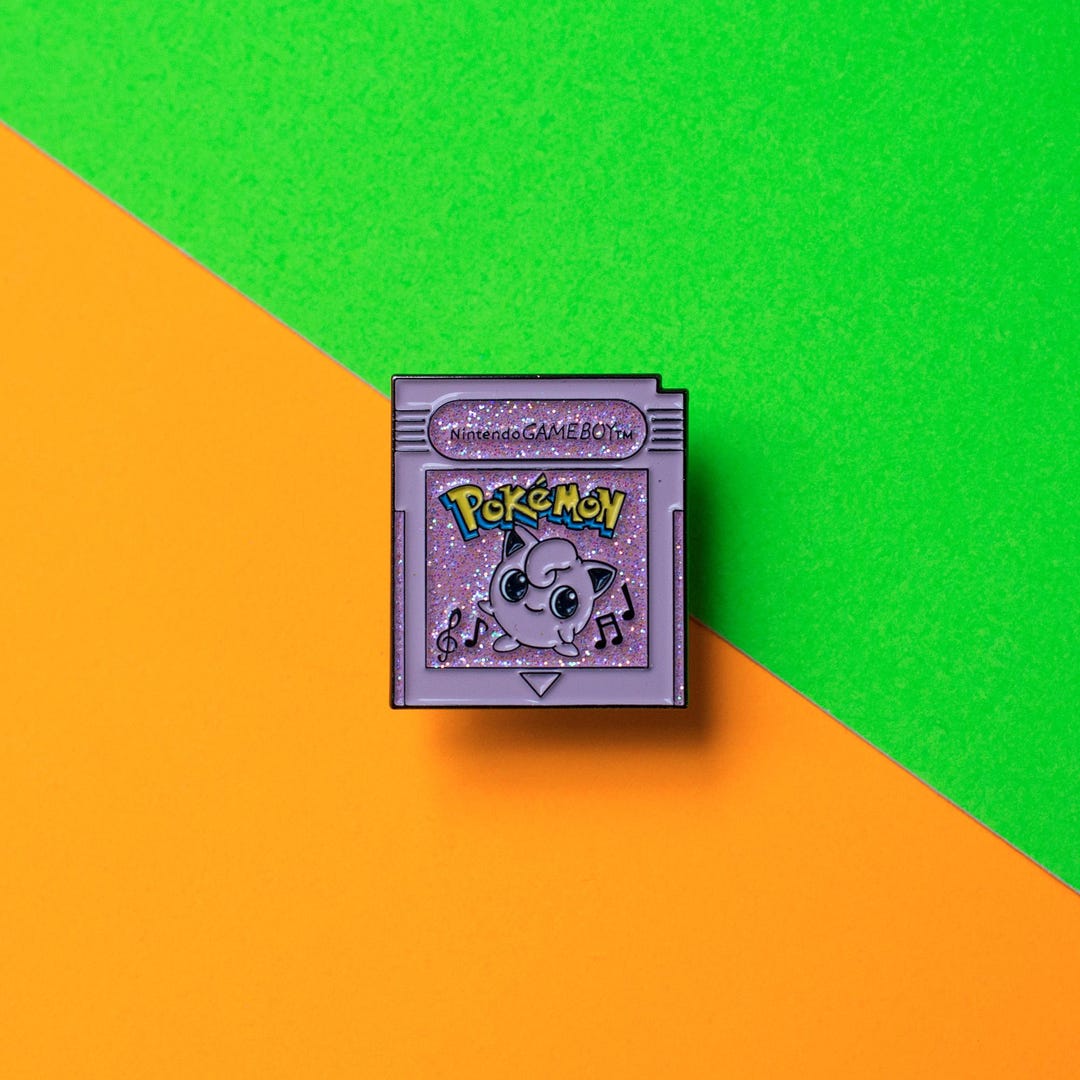Pokemon Pin Jigglypuff Nintendo Game Boy / Jigglypuff Gameboy Cartridge ...
