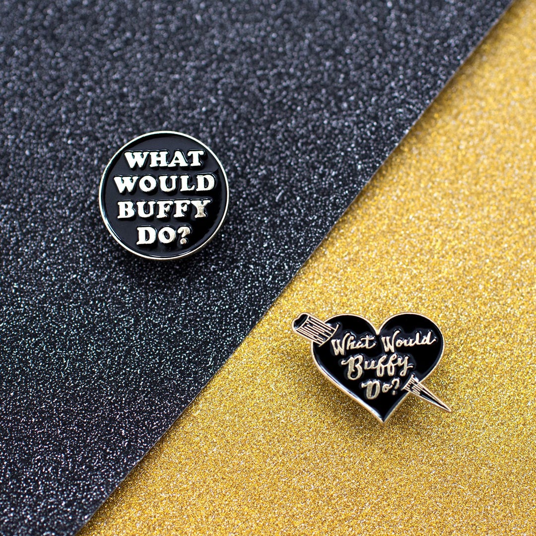 Buffy the Vampire Slayer Heart and Dagger Pin / Hard Enamel Pin Badge ...