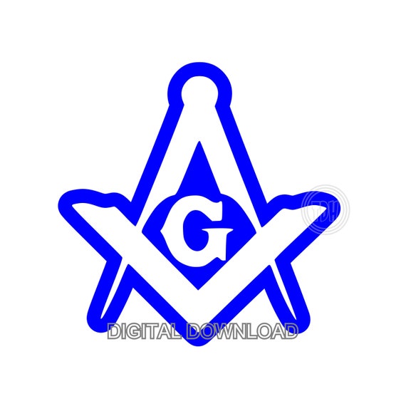 Masonic Outline Digital Download SVG DXF EPS Silhouette Studio | Etsy