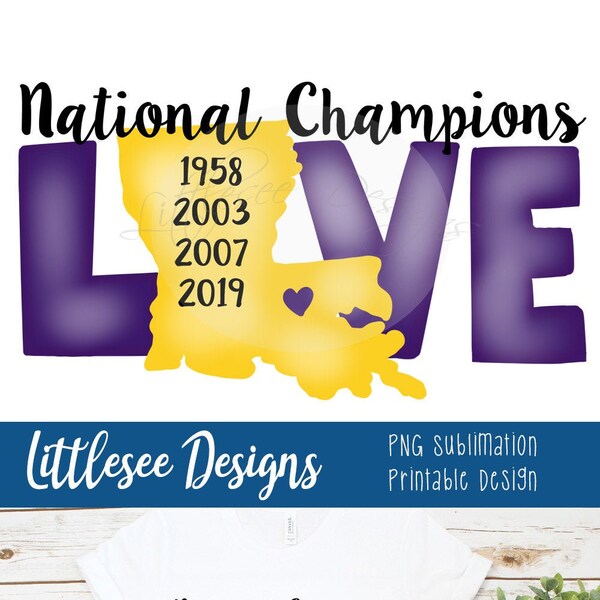 Lsu Championship Svg - Etsy