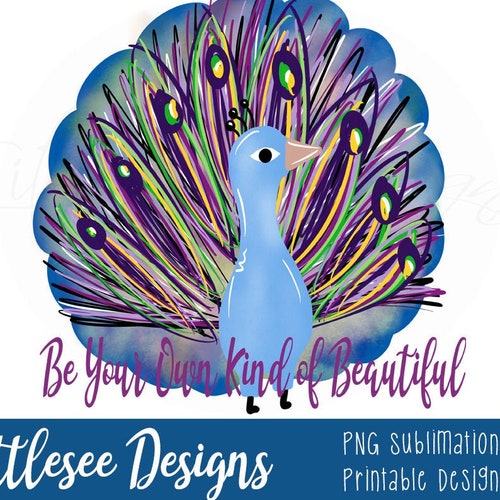 Peacock Frame Clipart. Colorful Frame Corner Border With | Etsy