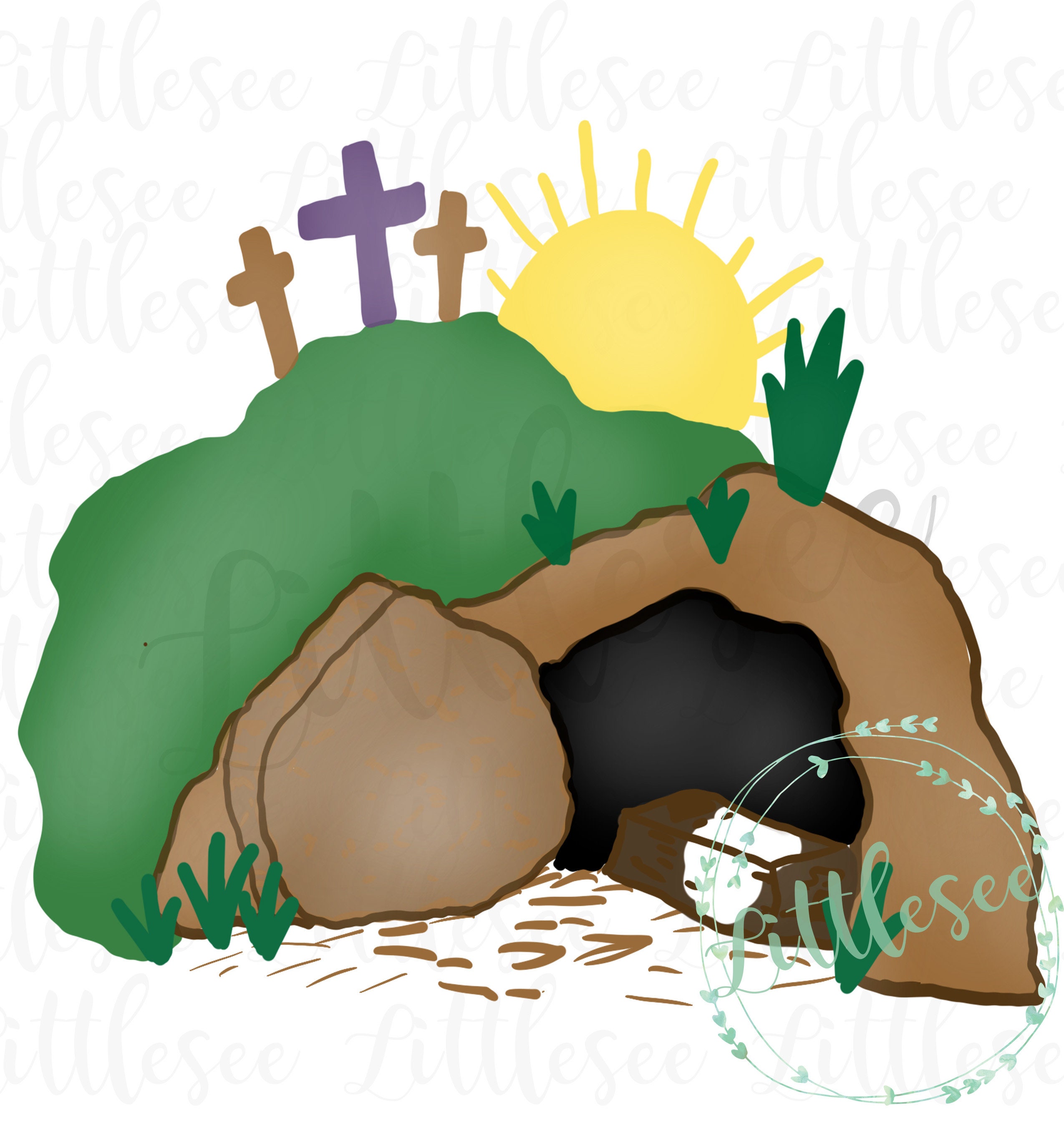 Empty Grave Clipart