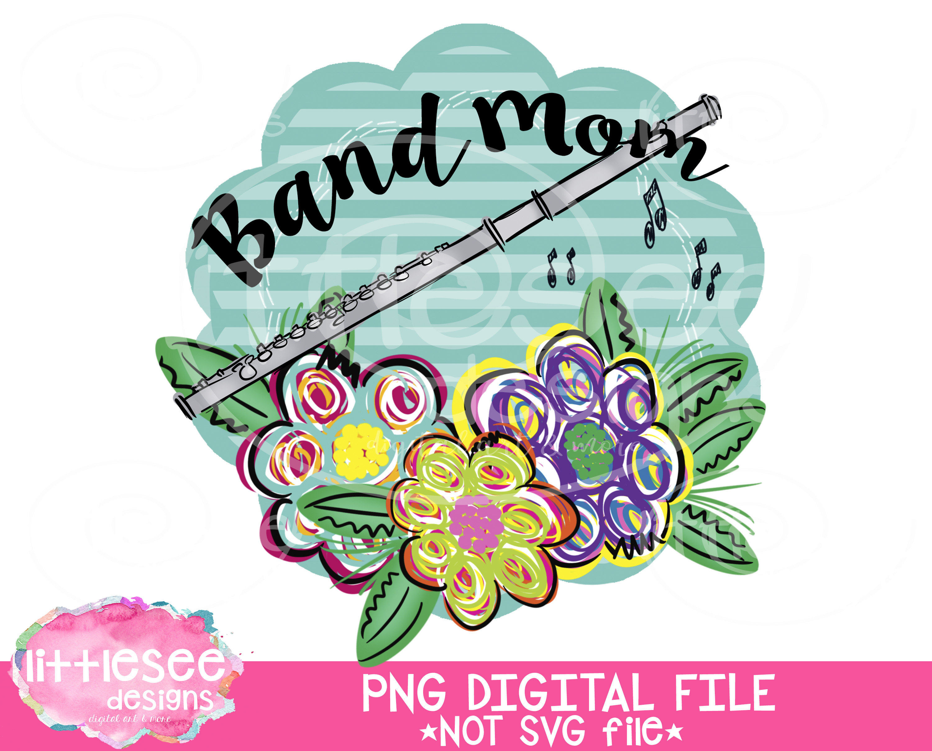Marching Band Flute Clipart