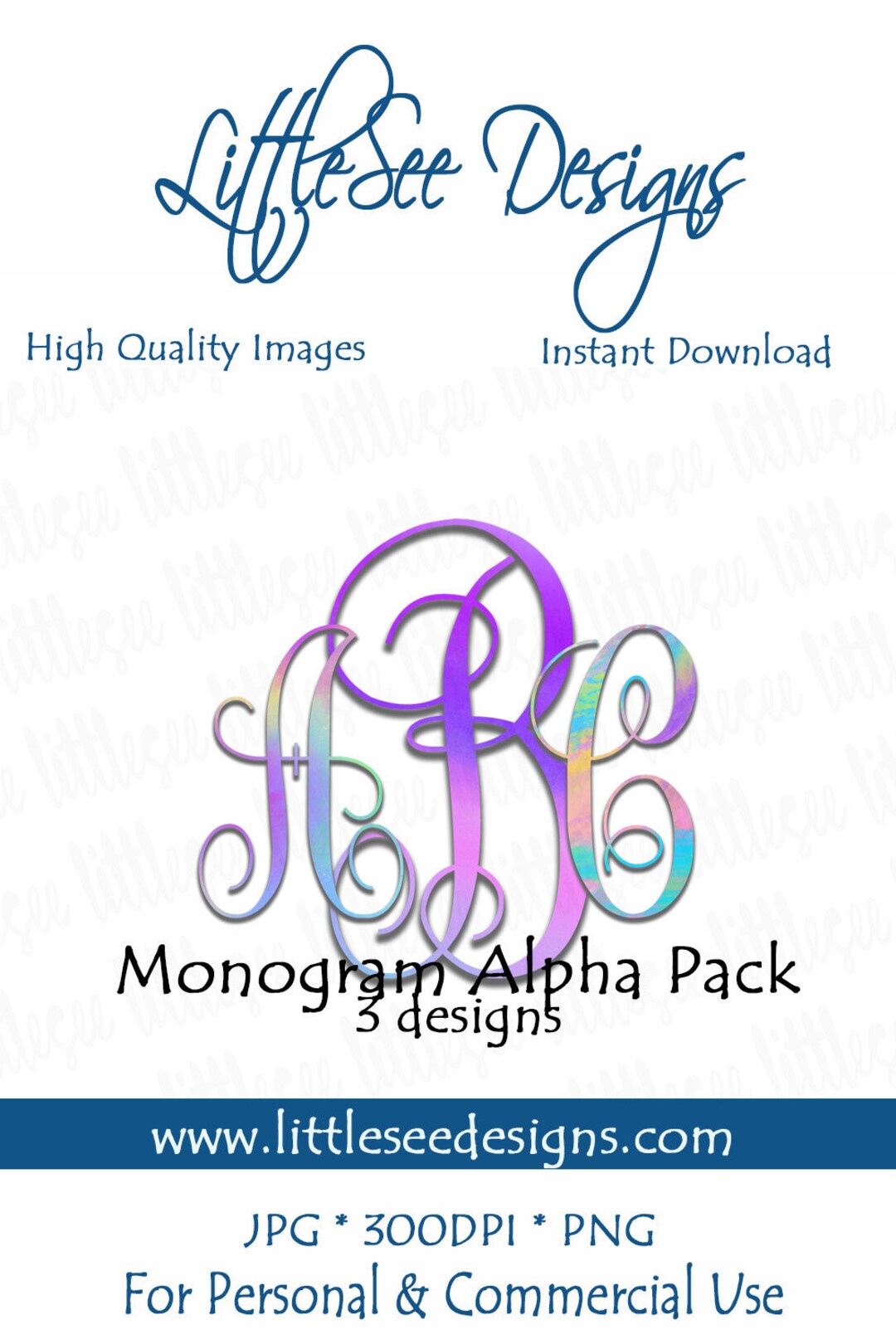Monogram Alpha Pack Design Purple Rainbow Monogram Alphabet - Etsy