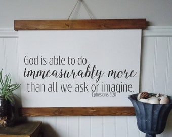 Ephesians 3 20 Wall Art - Etsy