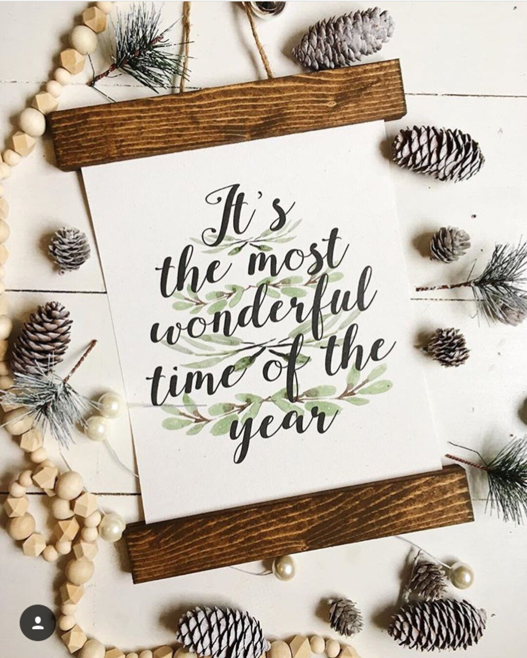 Christmas Art/it's the Most Wonderful Time/christmas - Etsy
