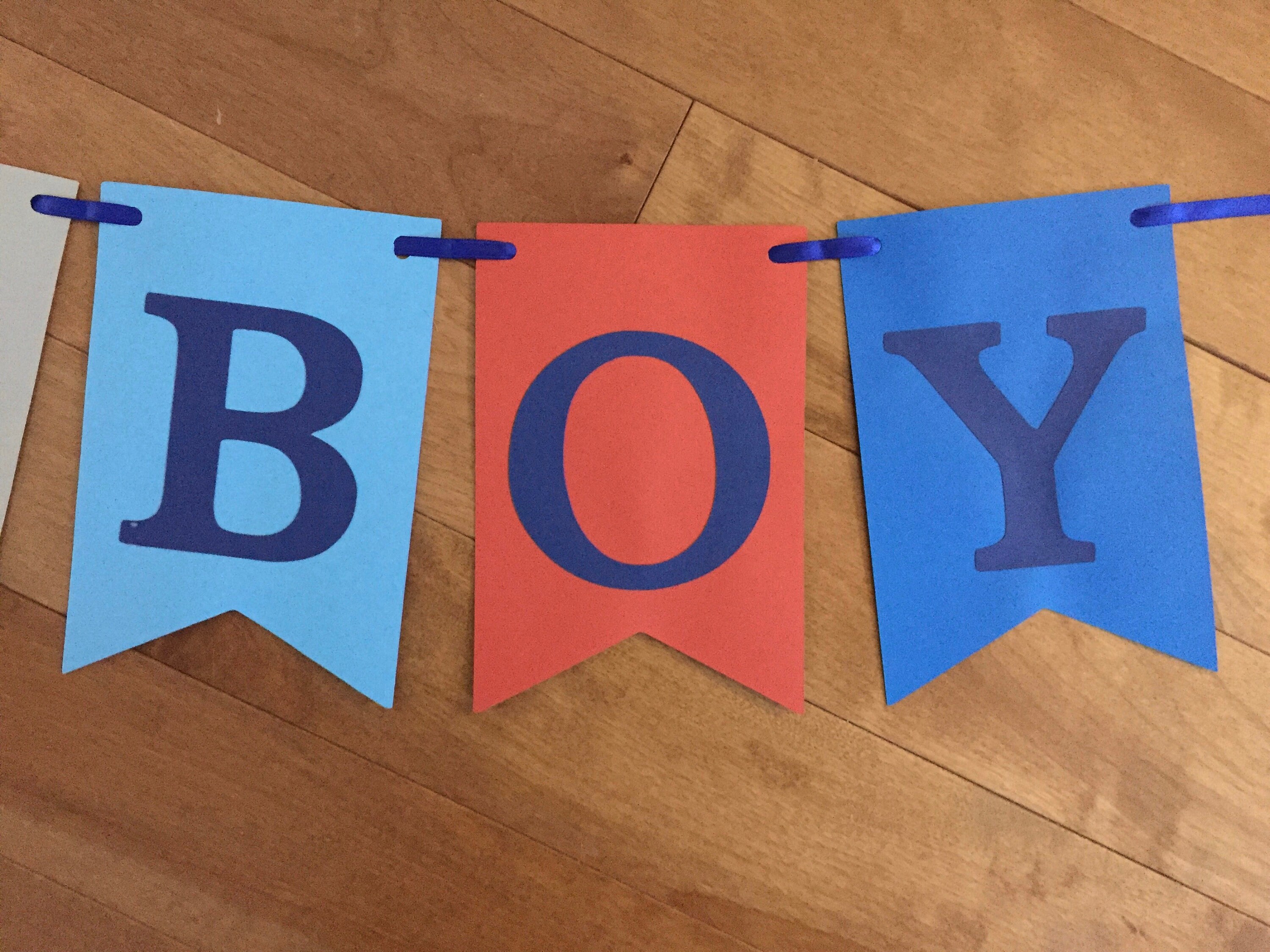 Boy Oh Boy Banner, Baby Shower Banner, It’s a Boy Banner, Shower Decor ...