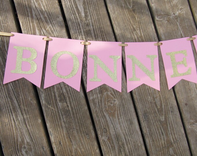 Bonne Fête Banner - Pastel Bunting Banner - French Banner - Bilingual ...