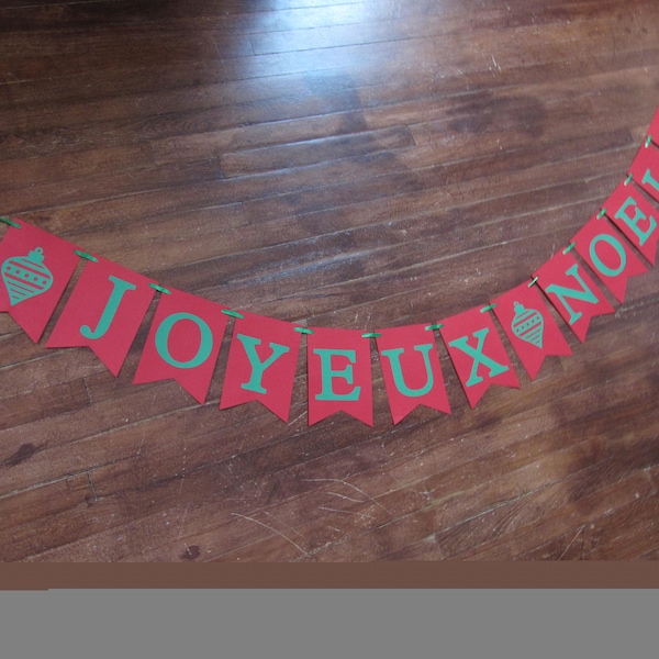 Joyeux Noel Sign - Etsy