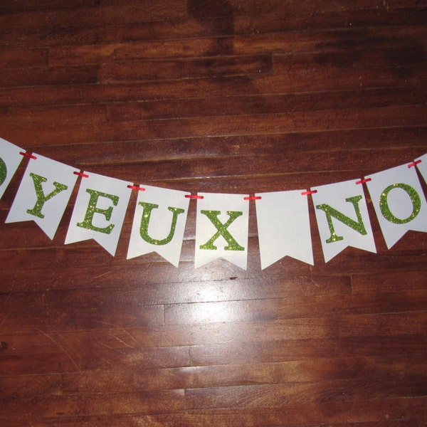 Joyeux Noel Sign - Etsy