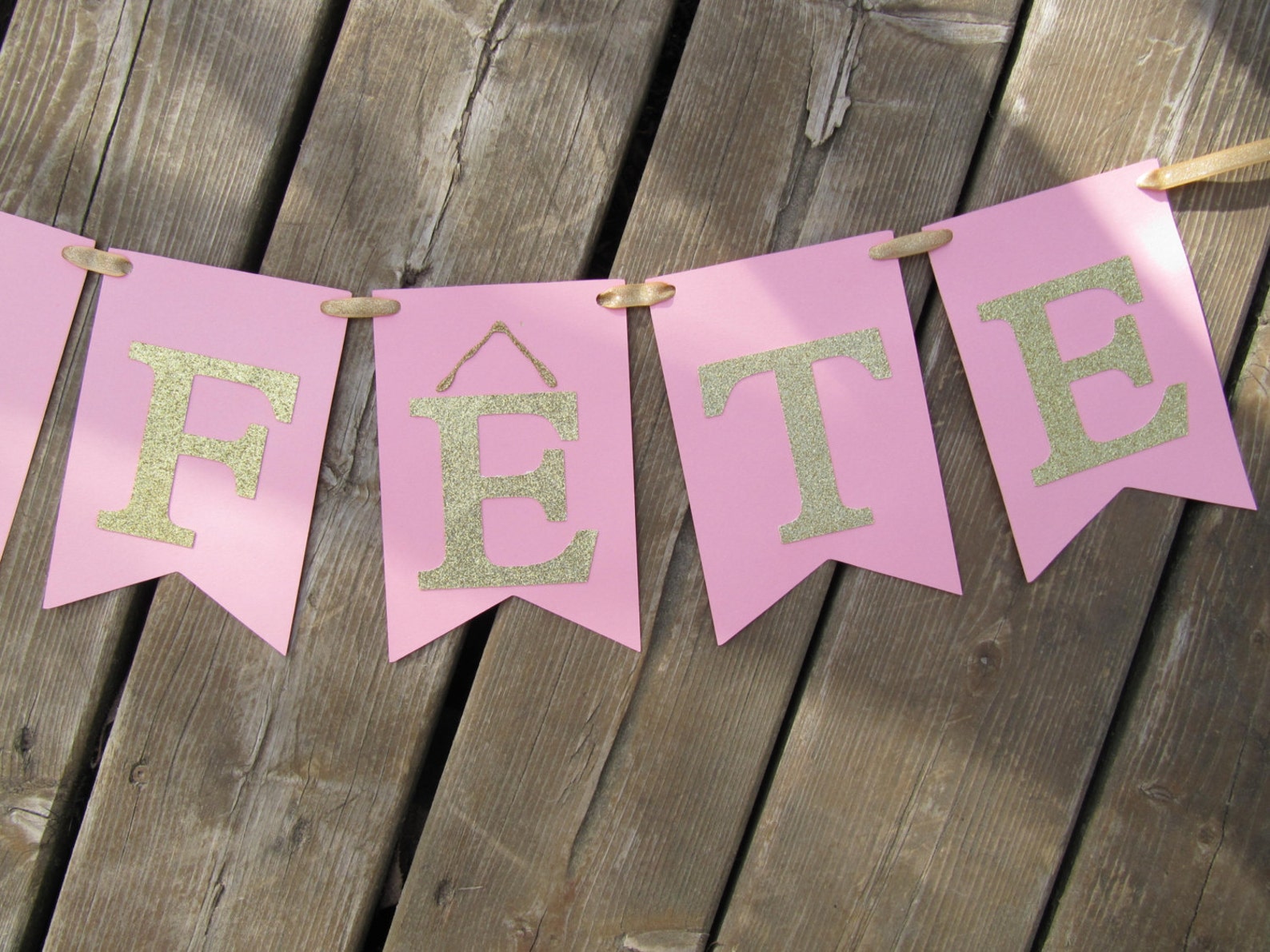 Bonne Fete Banner, French Birthday Banner, Birthday Bunting, Girl ...