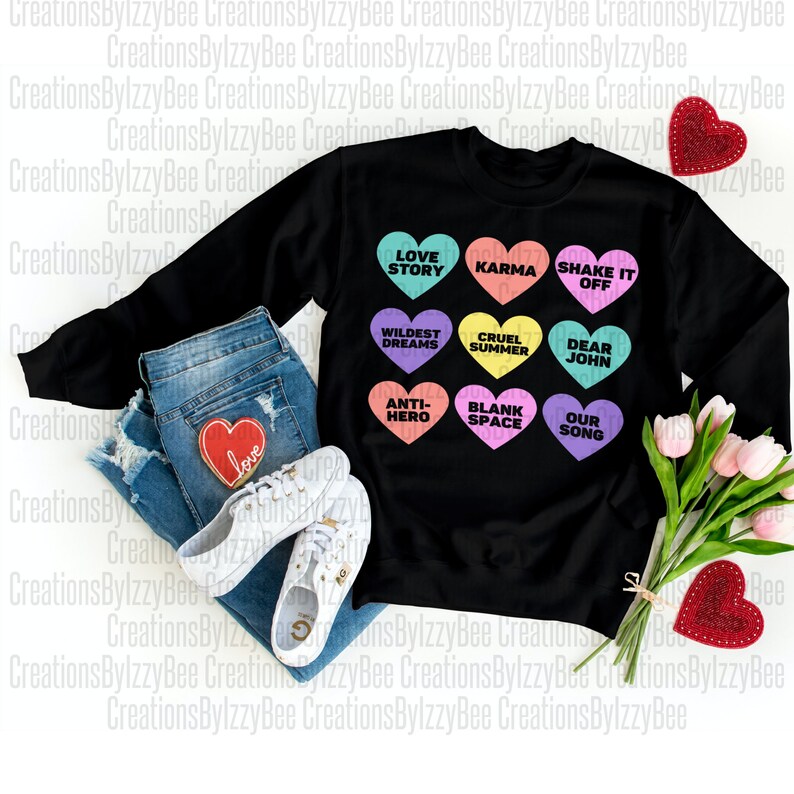 Conversation Heart SVG Bundle, Heart SVG Bundle, Taylor Swift ...