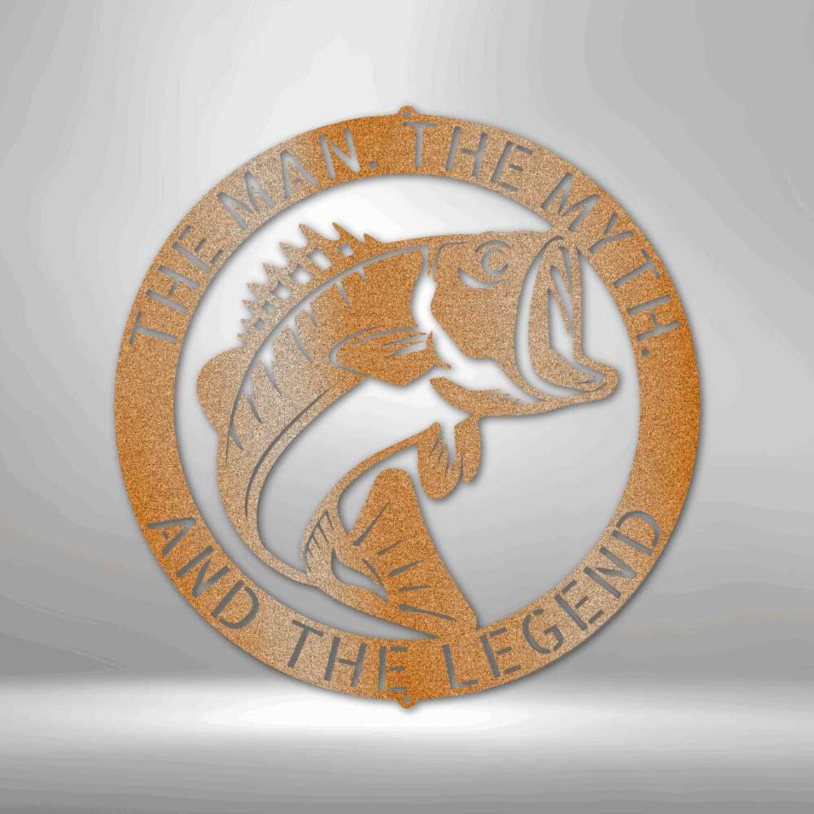 Bass Monogram Steel Sign - Etsy