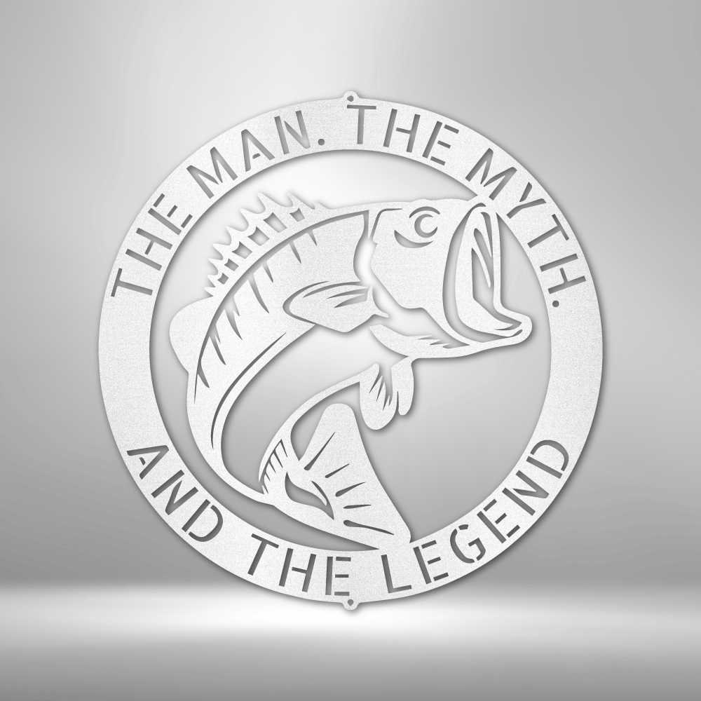 Bass Monogram Steel Sign - Etsy