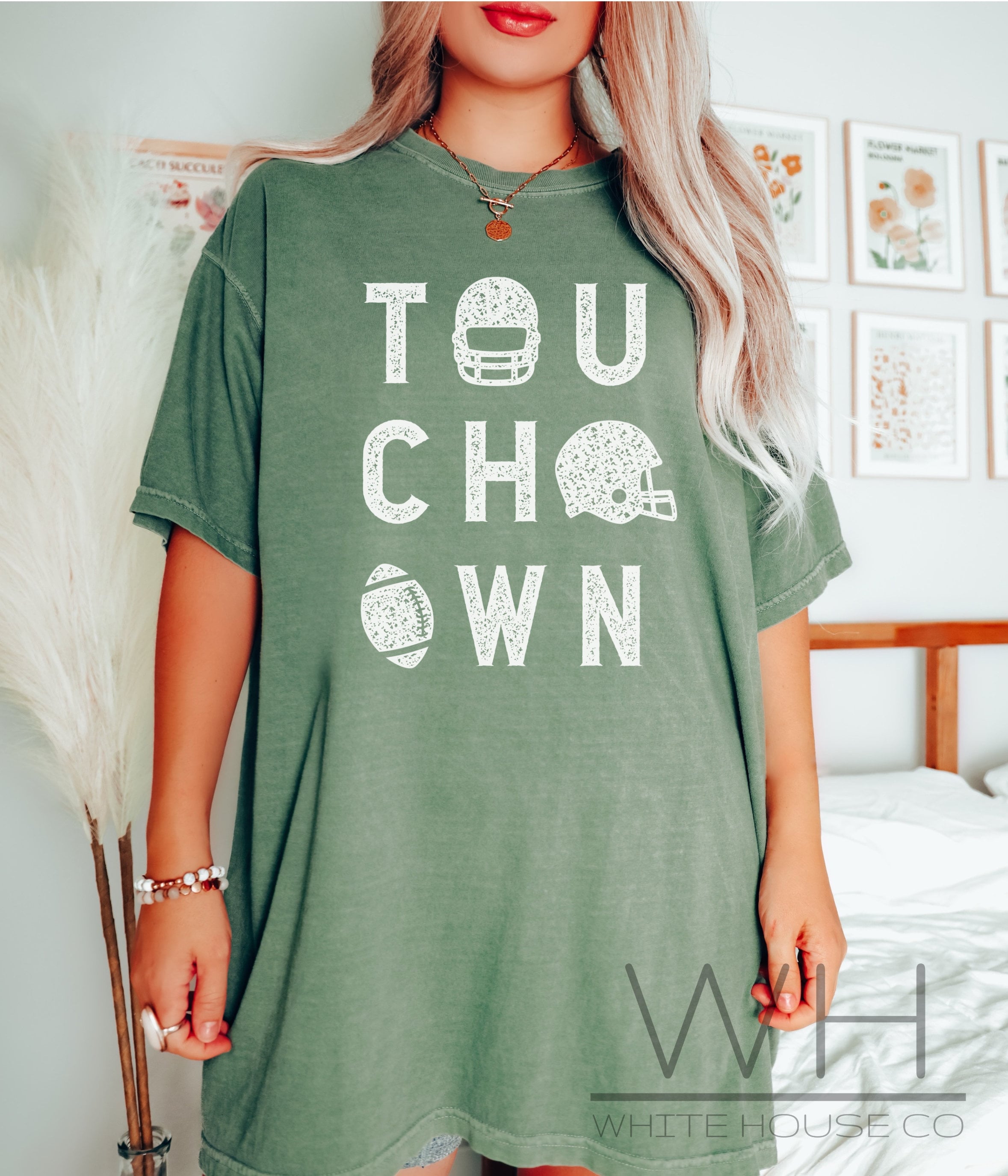 Touchdown Shirt, Football Shirt, Fall Tee, 100% Cotton, Comfort Colors ...